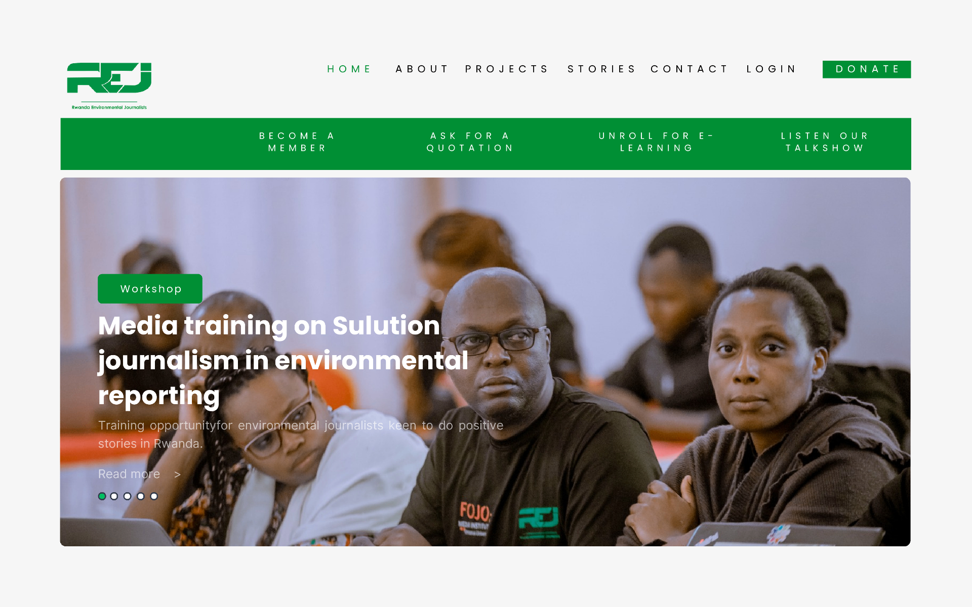 Rwanda Environmental Journalists - Empowering Environmental Reporting